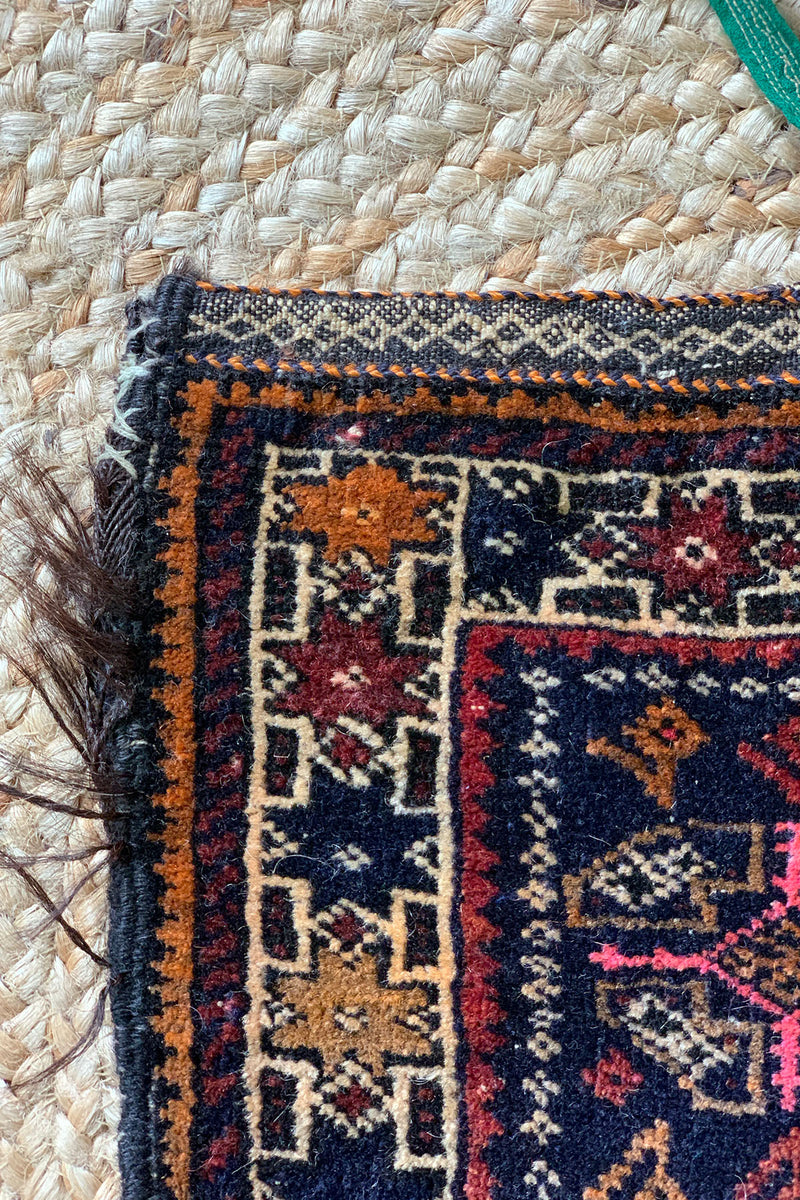 Small Persian Bag with Green Handle – Swoon Rugs